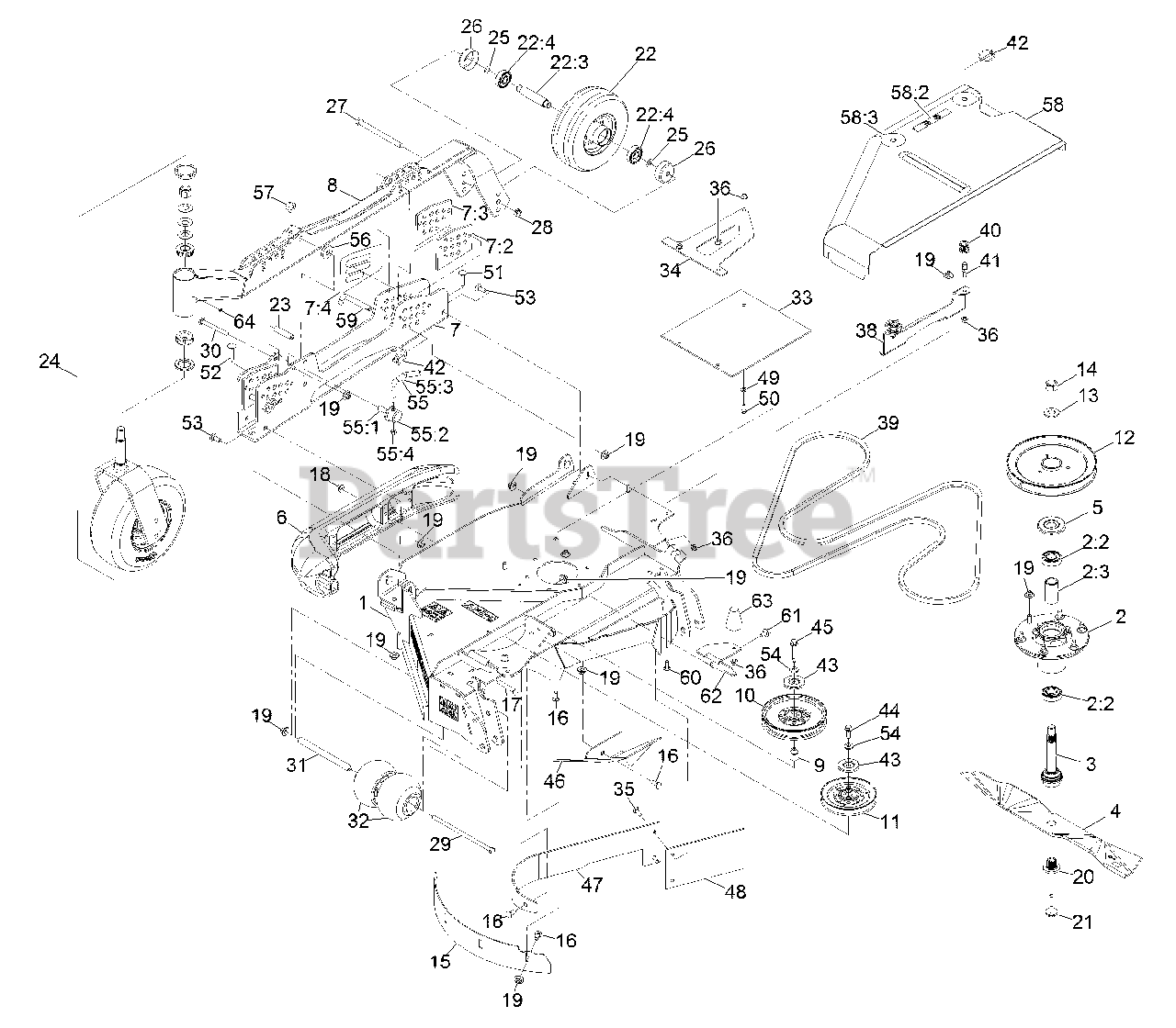 Exmark LZS88CDYM96RW0 - Exmark 96" Lazer Z Diesel Zero-Turn Mower ...
