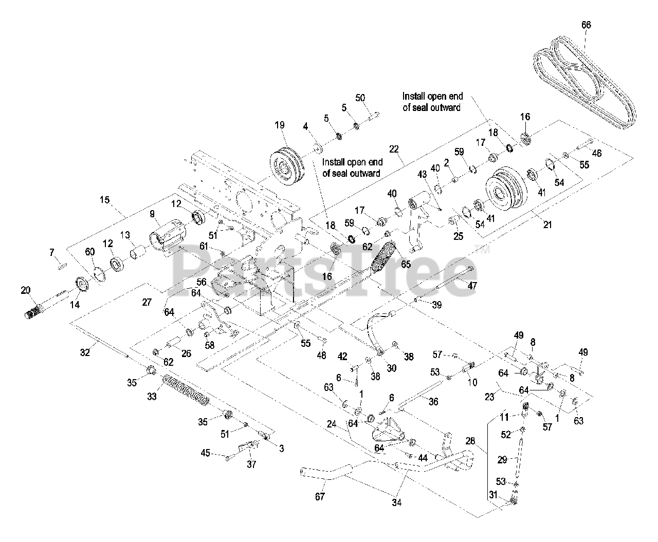 Exmark NAV27KC - Exmark Navigator Front Mount Mower, 27HP Kohler (SN ...