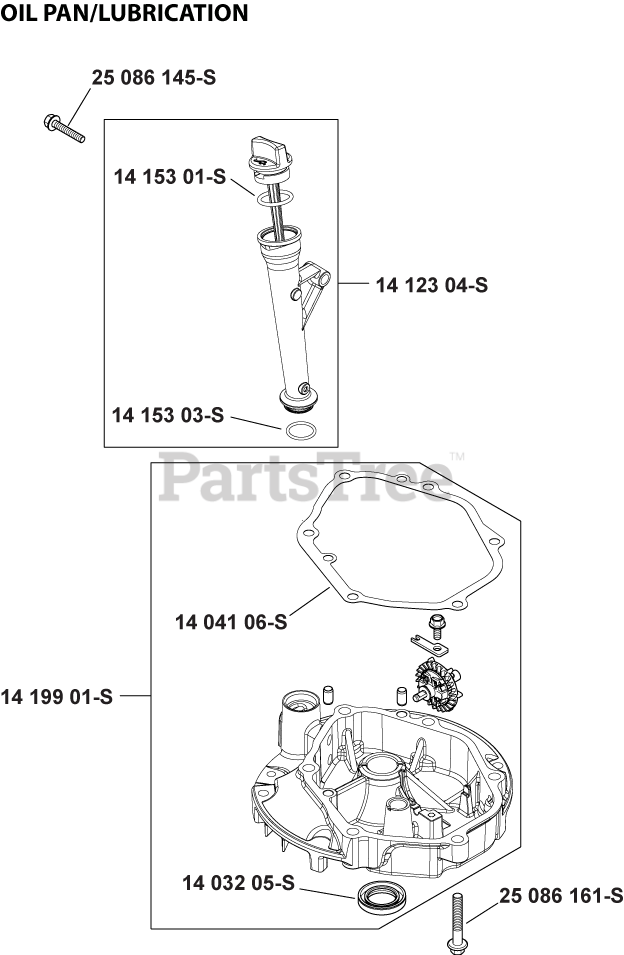 Kohler XT173-0067 - Kohler Courage XT-7 Series Engine, Made for TTI ...