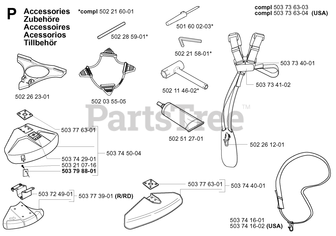 Husqvarna 225 L - Husqvarna String Trimmer (SN: 20004000001 & Above ...