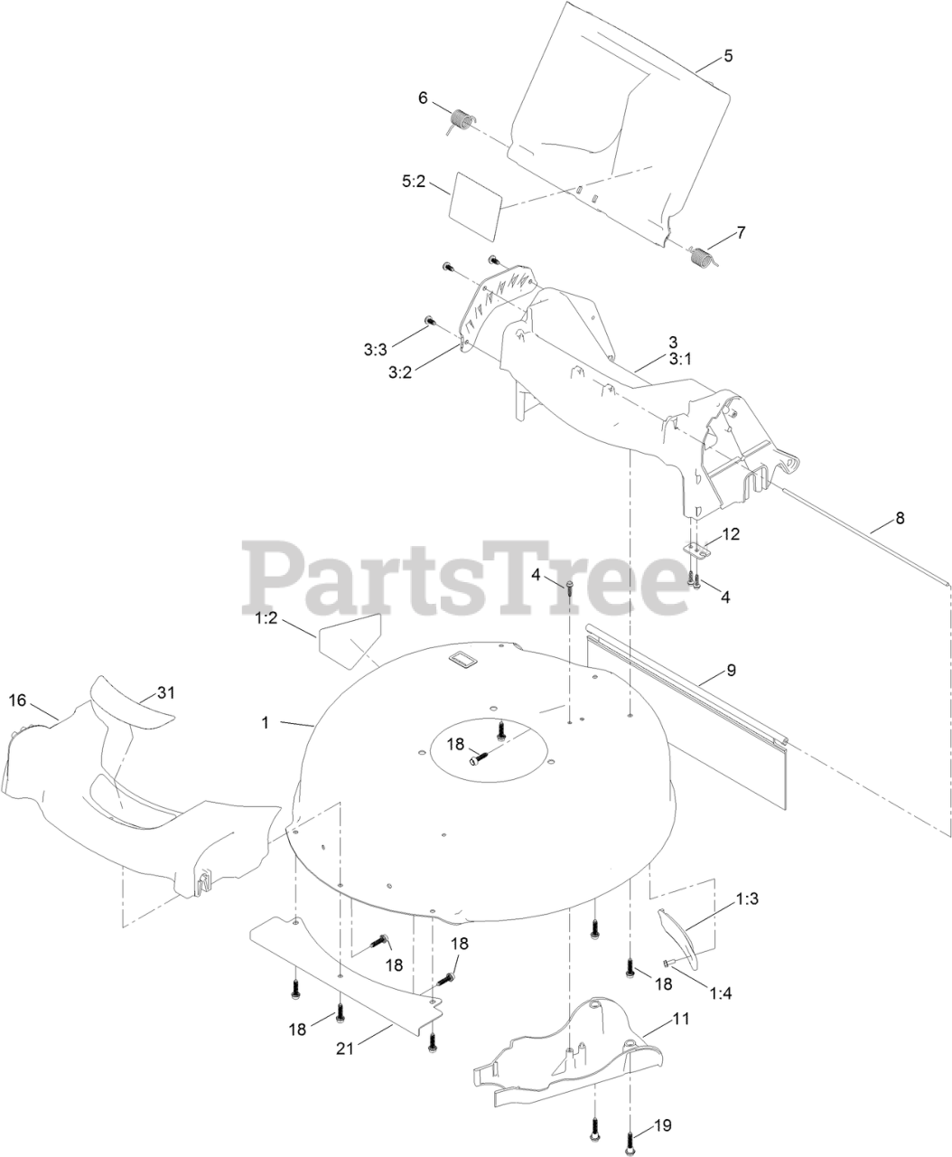Toro 21750 - Toro 53cm Mulching Walk-Behind Mower (SN: 407300000 ...