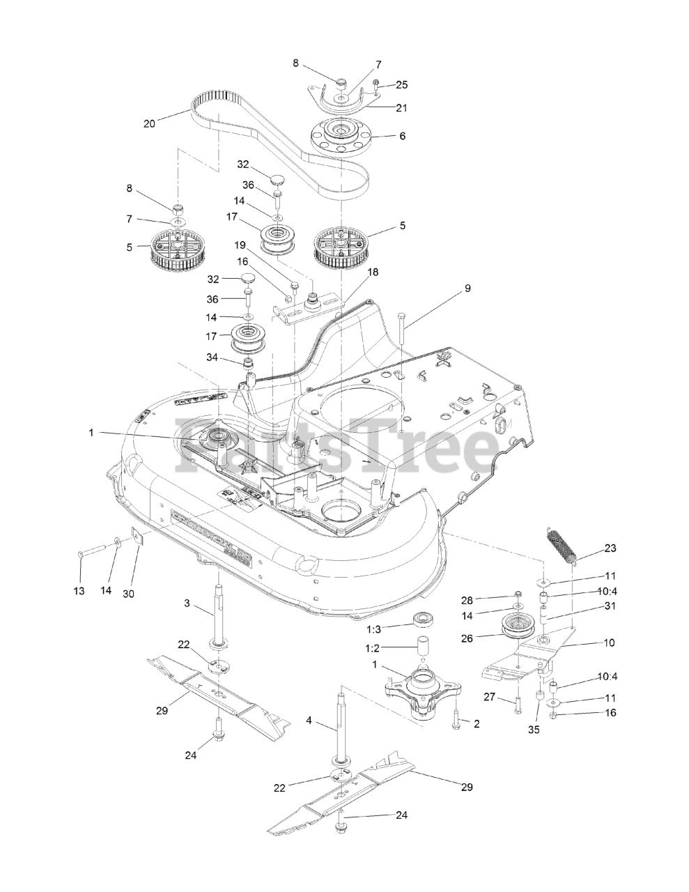 Exmark ECS180CKA30000 - Exmark 30" S-Series Walk-Behind Mower, Kawasaki ...
