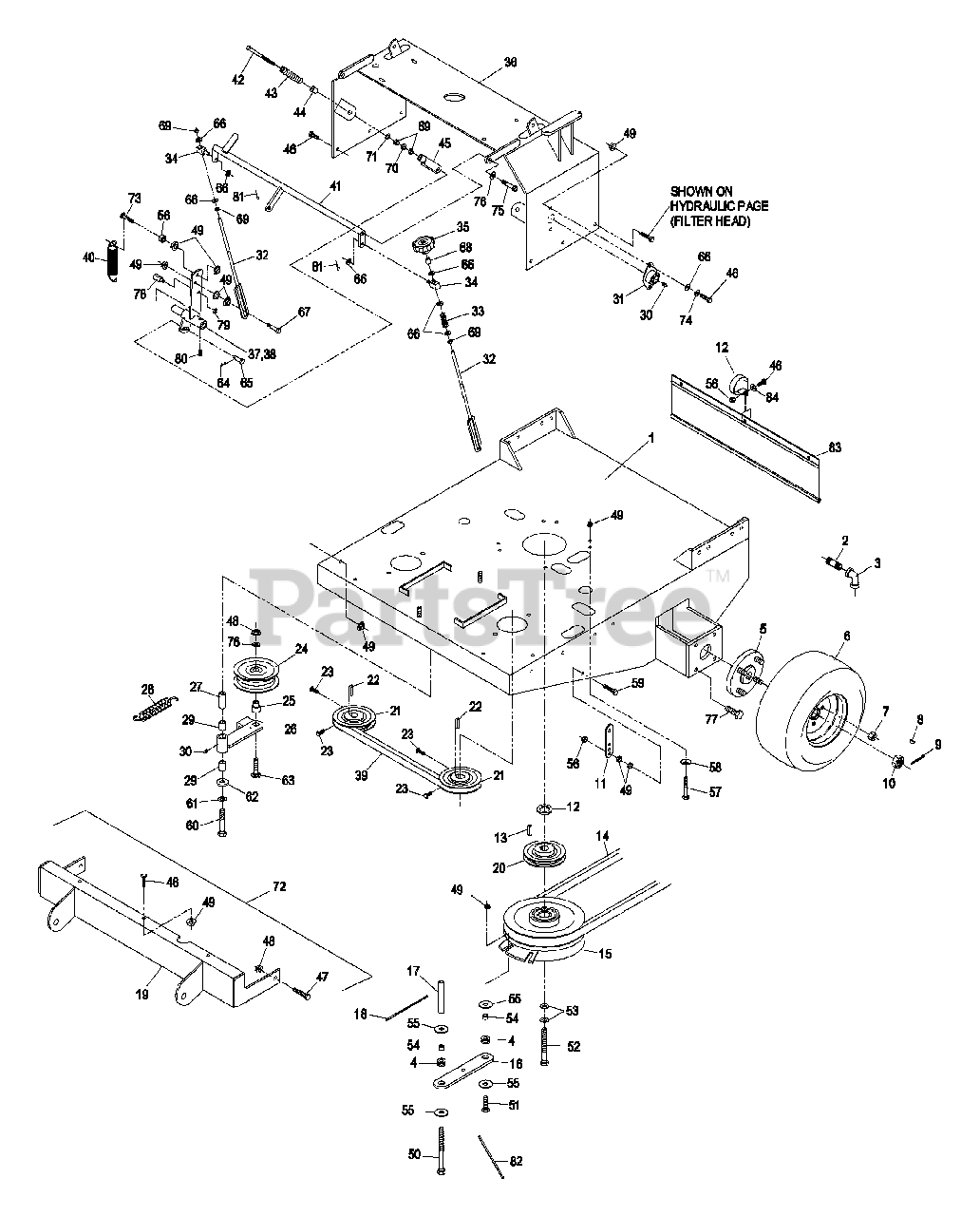 Exmark FMD603 - Exmark 60" Turf Tracer Hydro Walk-Behind Mower (SN ...