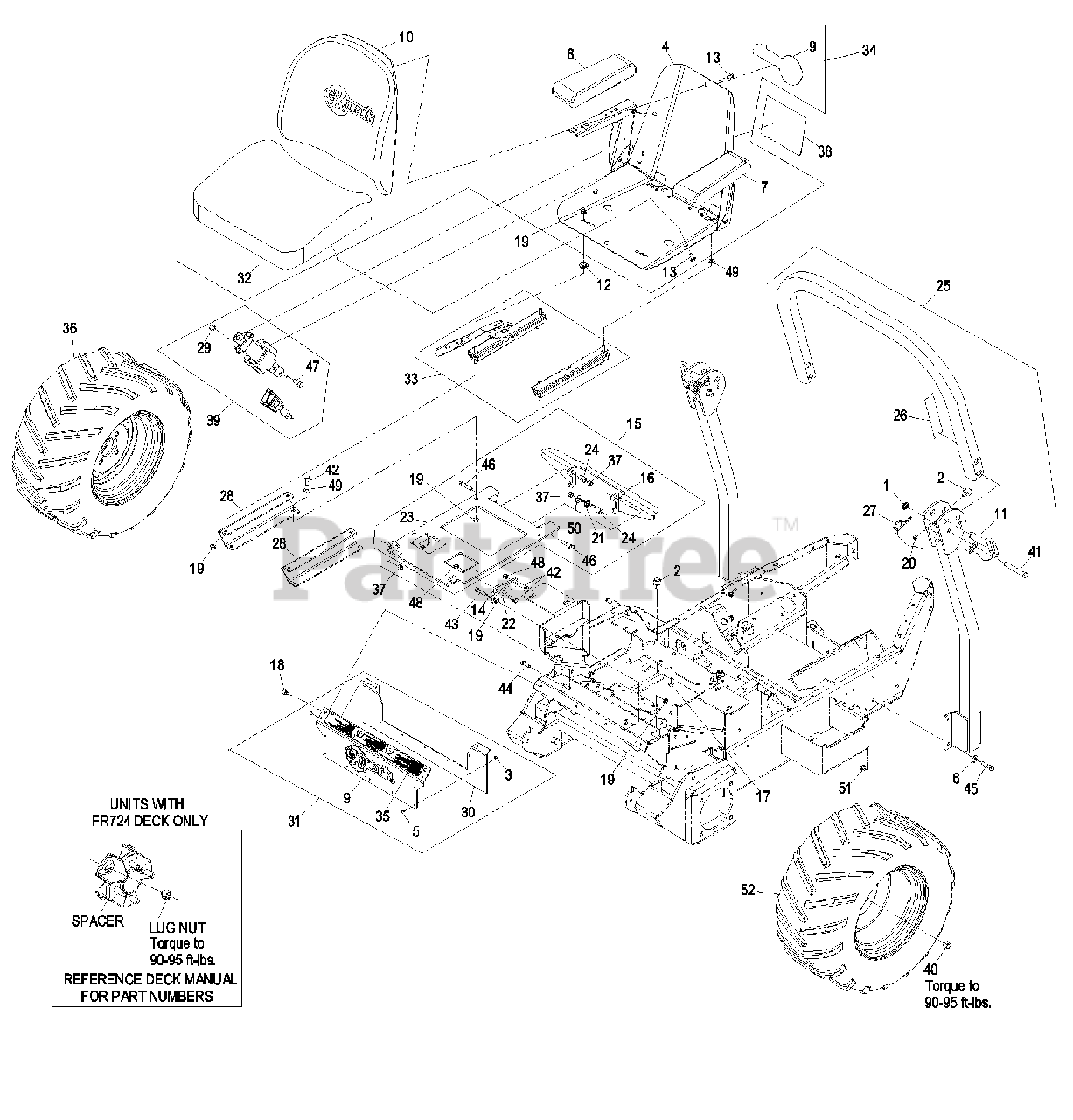 Exmark FR25KD - Exmark Front Runner Front Mount Mower, 25hp Kubota ...