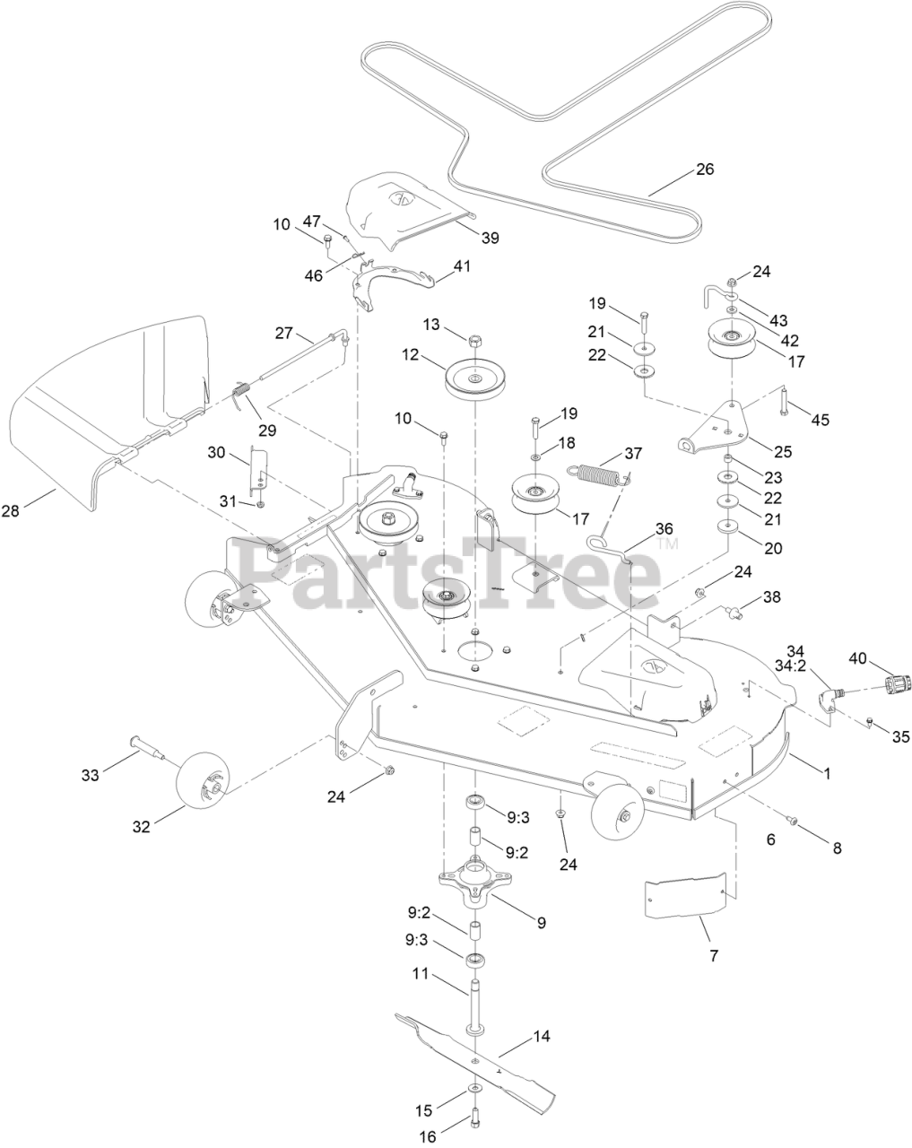Toro 75754 (MX 5475) - Toro 54" TimeCutter Zero-Turn Mower (SN ...