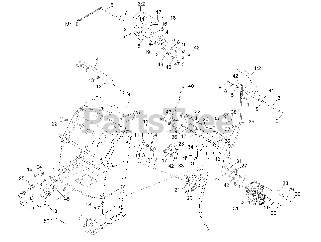 Exmark VT20KA484 - Exmark 48" Vantage Stand-On Mower, 20HP Kawasaki (SN ...