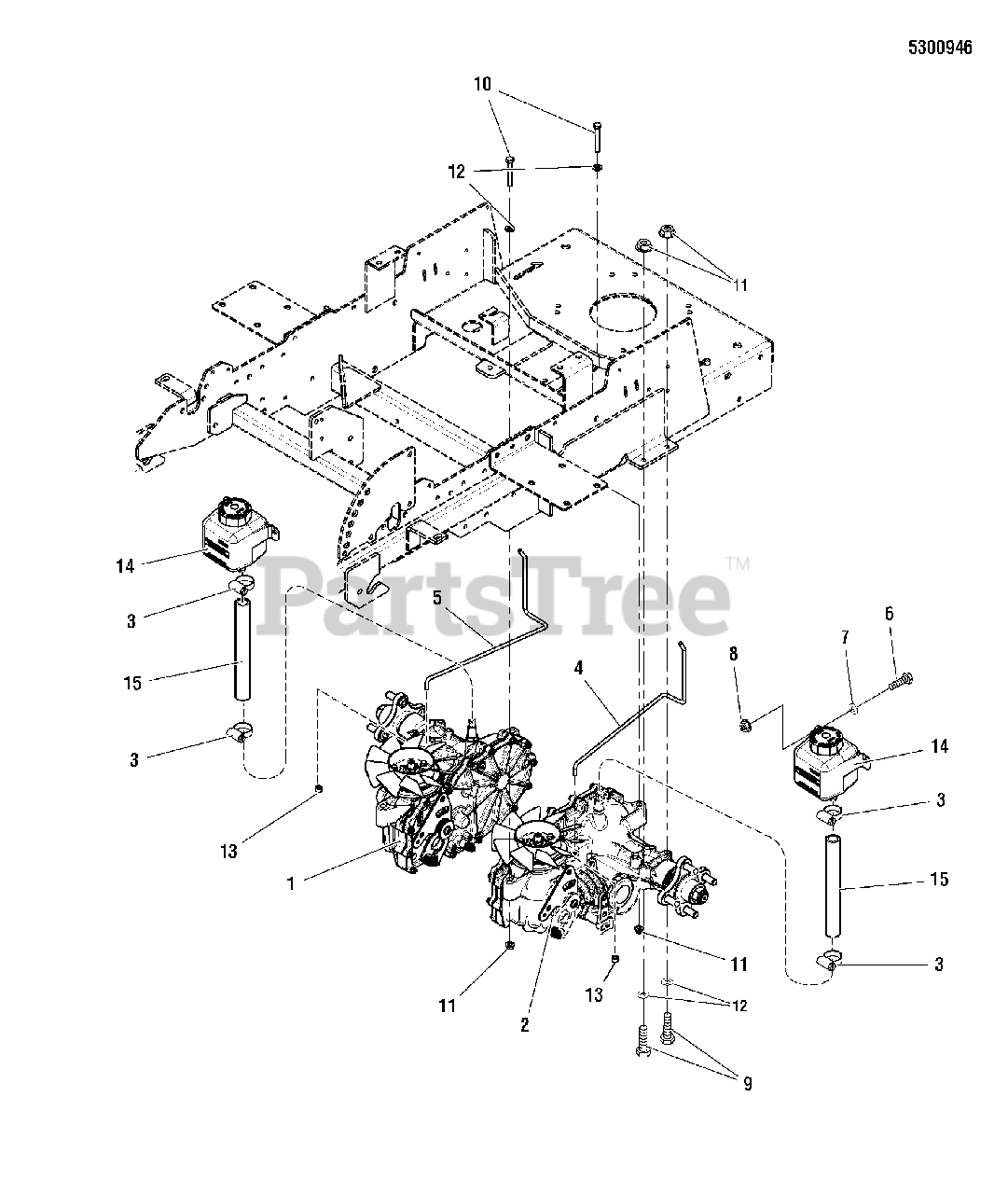 Snapper 355Z B2444 (5900681) - Snapper 44" Zero-Turn Mower Hydraulic ...