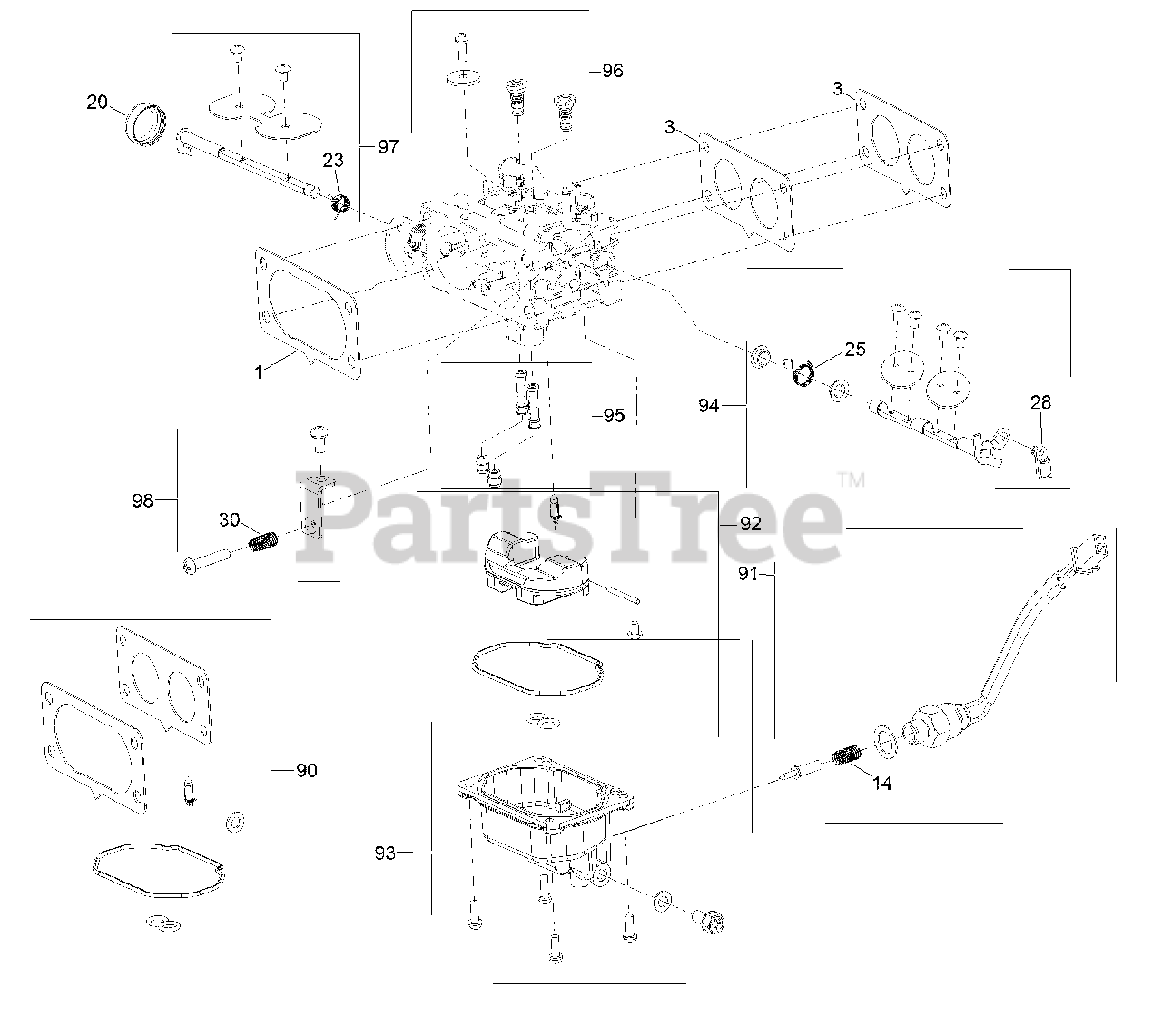 Exmark QTS708GEM50200 - Exmark 50" Quest S-Series Zero-Turn Mower ...