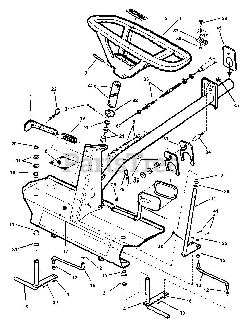 Snapper 421622BVE (84707) - Snapper 42" Rear-Engine Riding Mower, 16hp ...