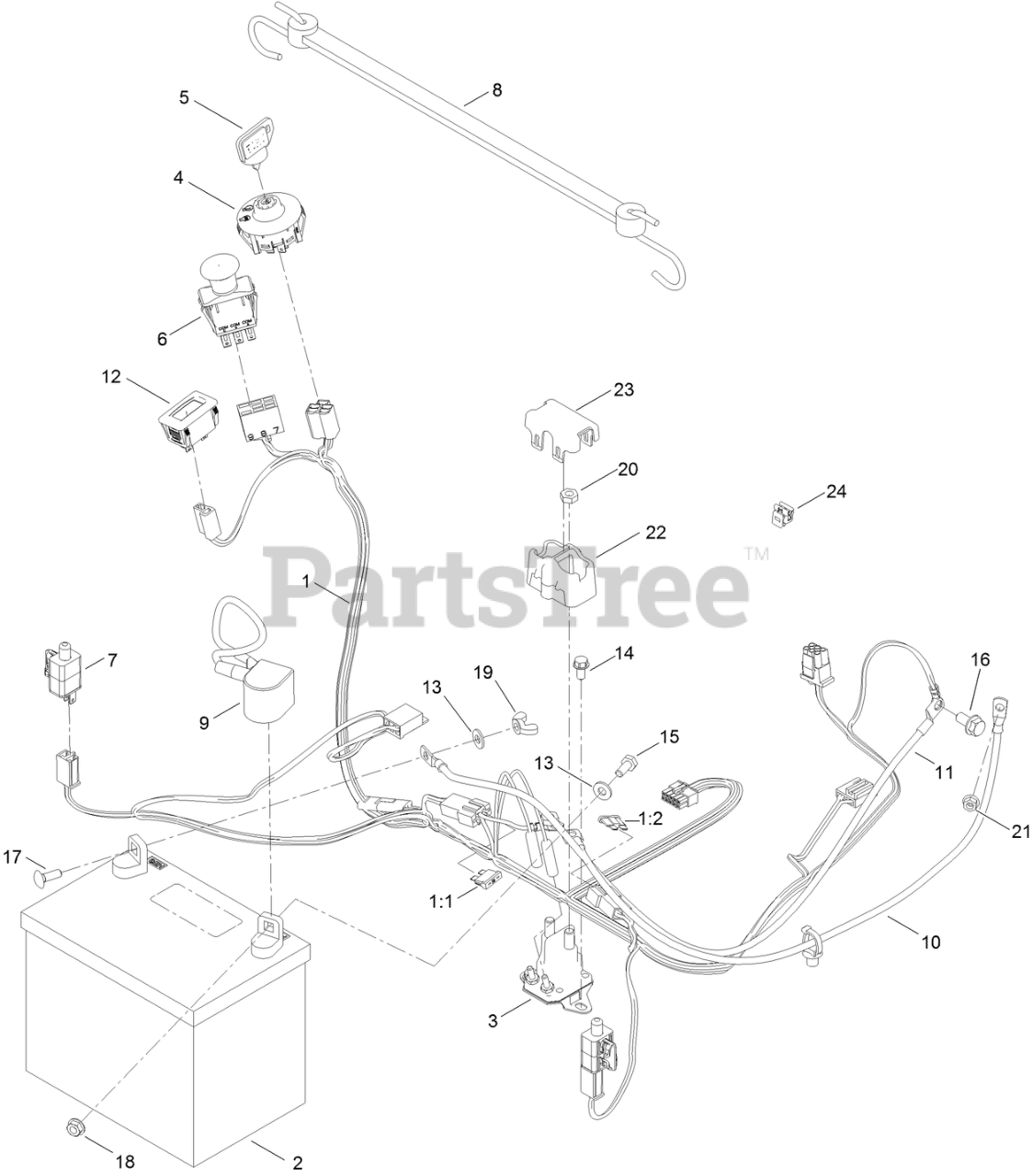 Toro 75760 (6000) - Toro 60" TimeCutter Zero-Turn Mower (SN: 409784869 ...