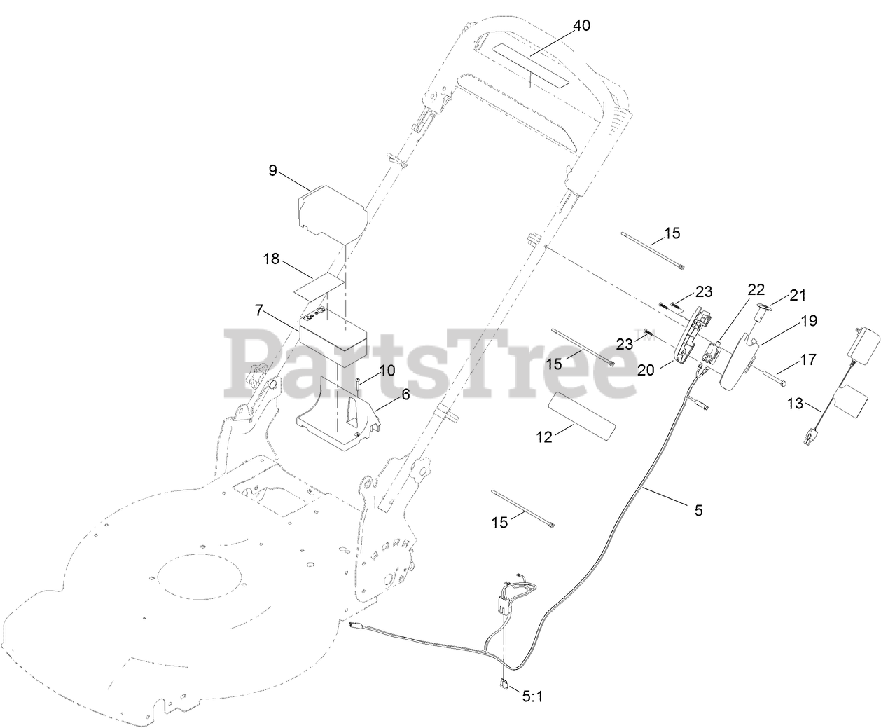 Toro 20334 - Toro 22" Recycler Walk-Behind Mower (SN: 406577037 ...