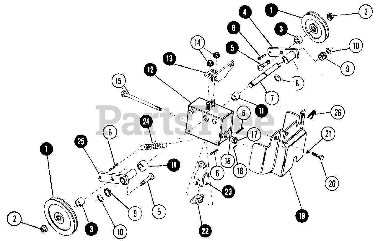 Snapper 1650 A (80524) - Snapper Garden Tractor, 16hp Implement (Mule ...