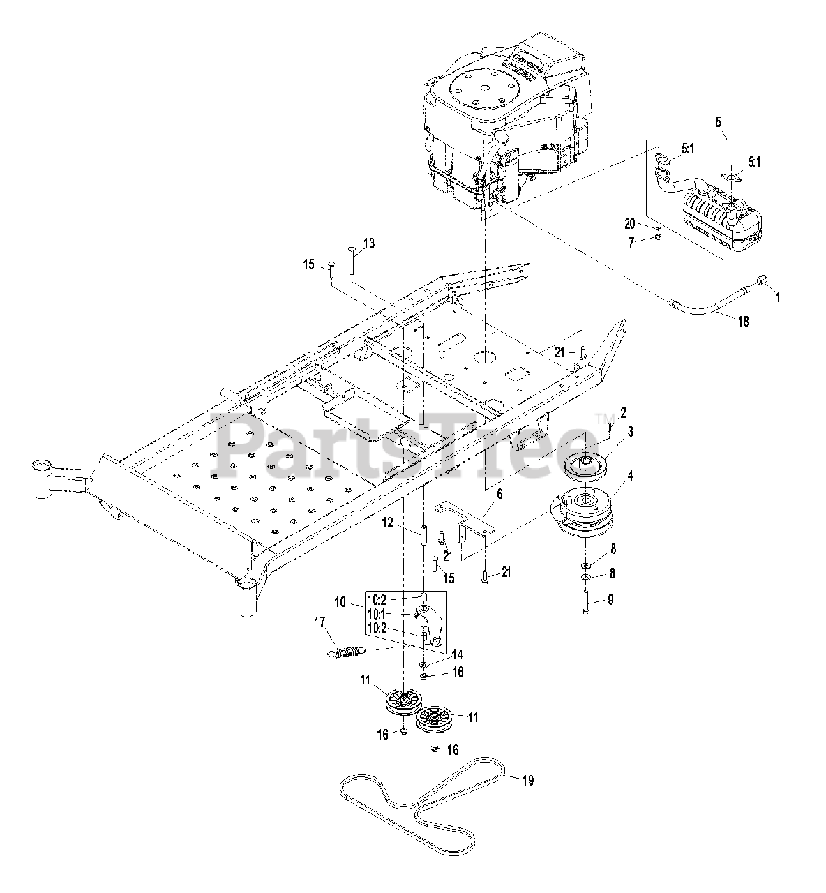 Exmark QST22BE482 - Exmark 48" Quest Zero-Turn Mower, 22HP Briggs ...