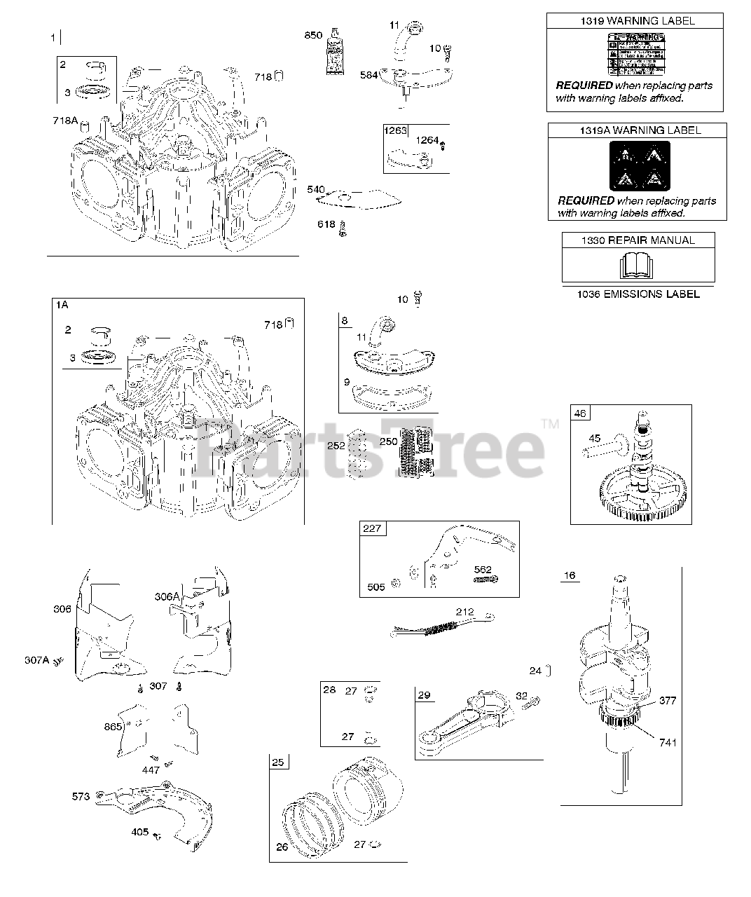 Briggs & Stratton 44N677-0005-G1 - Briggs & Stratton Vertical Engine ...