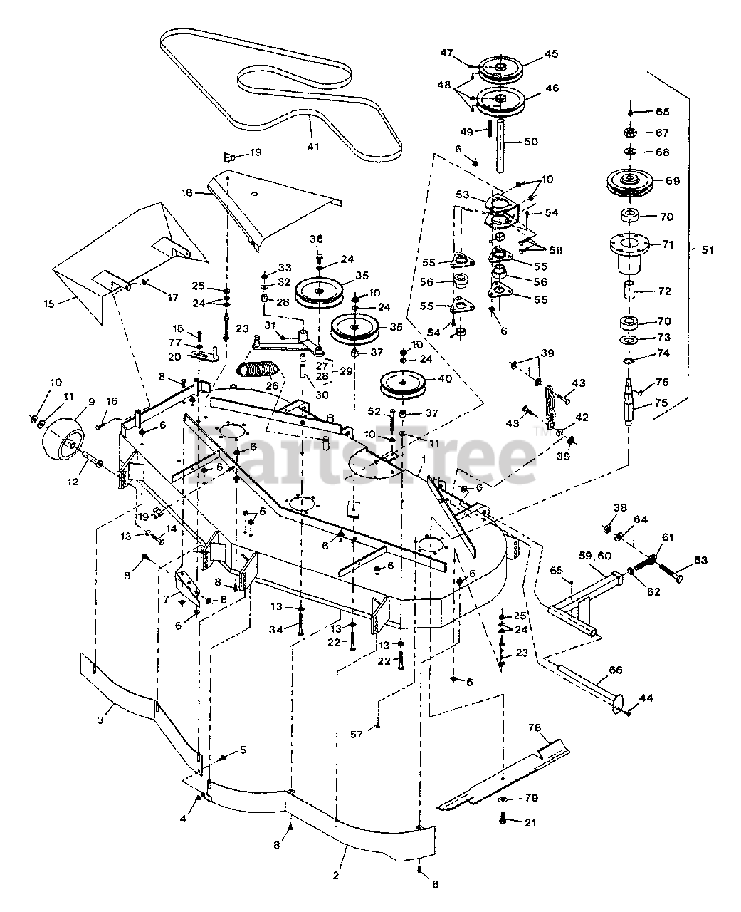 Exmark LZ22KC52 - Exmark 52" Lazer Z Zero-Turn Mower, 22hp Kohler (SN ...