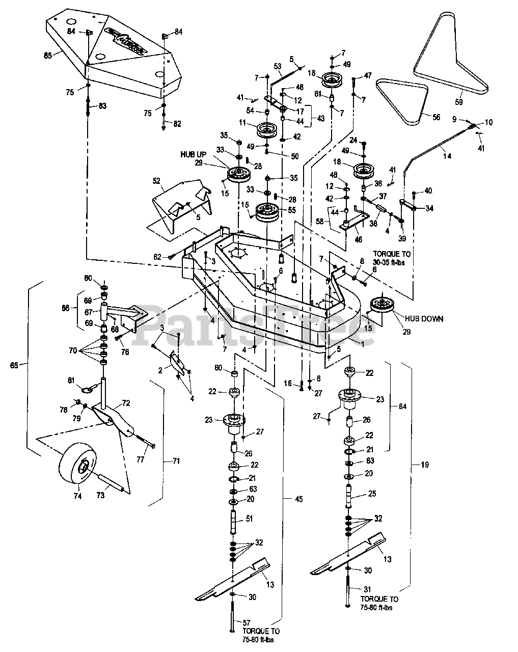 Exmark M4814KA - Exmark 48" Metro Walk-Behind Mower, 14HP Kawasaki (SN ...