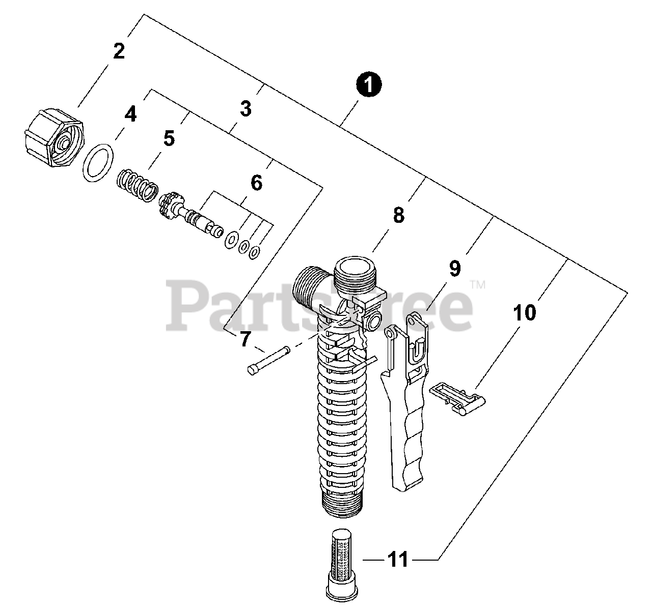 Echo Ms 53bpe Echo Manual Sprayer Sn Msp10000001 Msp99999999 Spray Gun Parts Lookup With