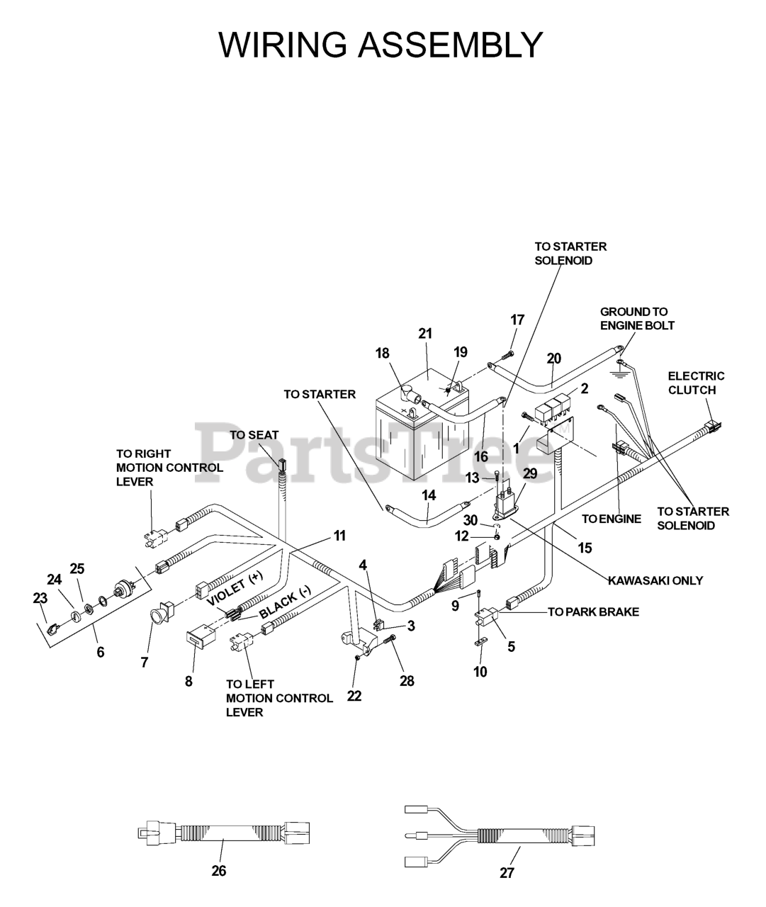 Husqvarna iZ 4818 (968999205) - Husqvarna 48" Zero-Turn Mower (2004-08 ...