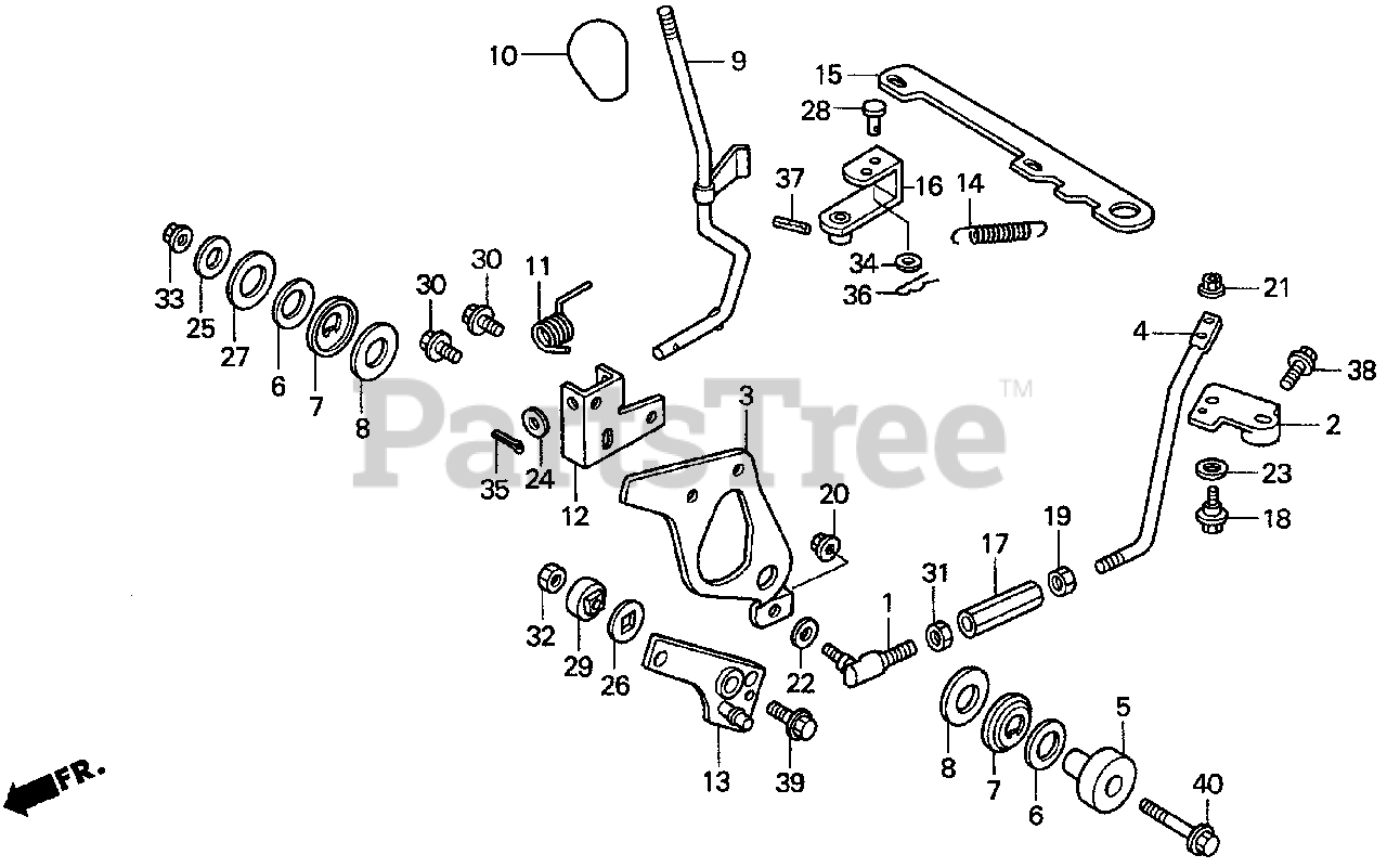 Honda H2013 HK1 SDAC (MZBF) - Honda Harmony Lawn Tractor, Made in USA ...