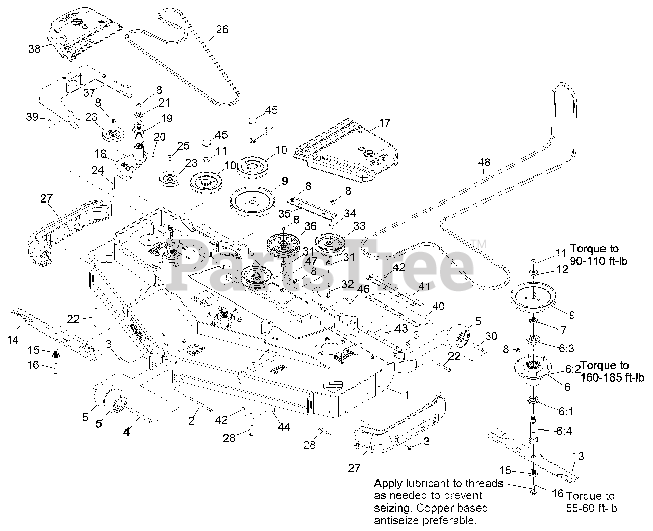 Exmark LZS902DKU72R00 - Exmark 72" Lazer Z DS-Series Zero-Turn Mower ...