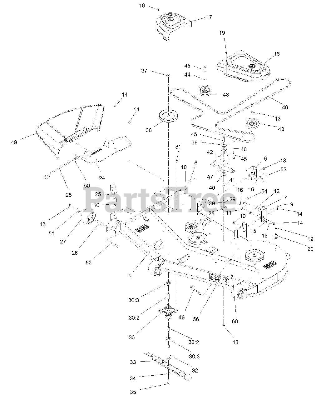 Exmark QZS708GEM60200 - Exmark 60" Quest S-Series Zero-Turn Mower ...