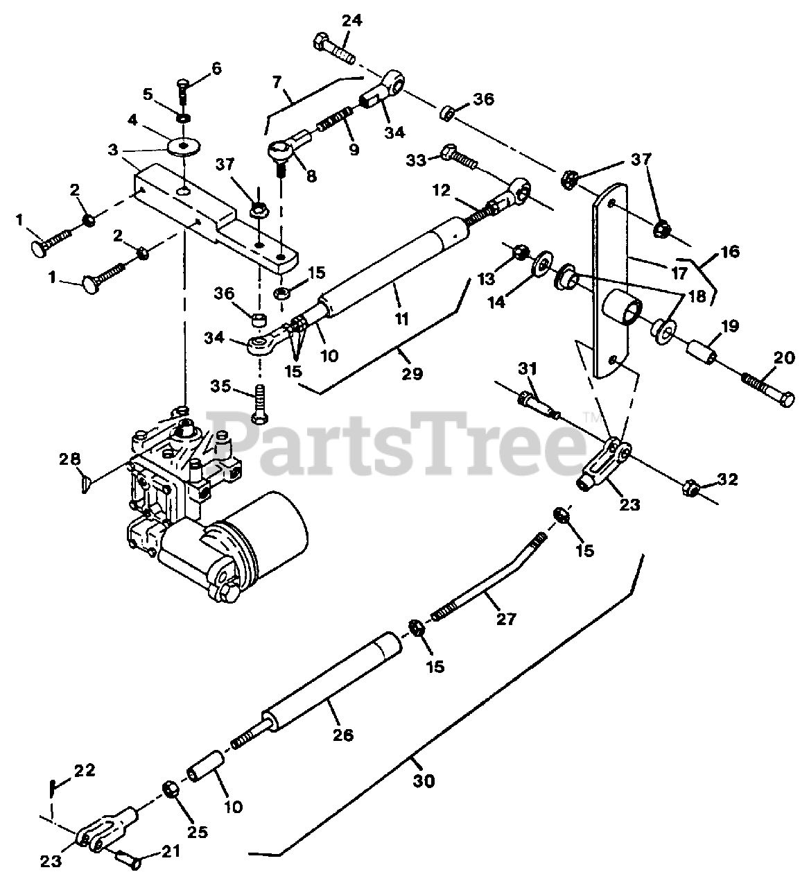 Exmark TR20KC - Exmark Turf Ranger Front Mount Mower, 20HP Kohler (SN ...
