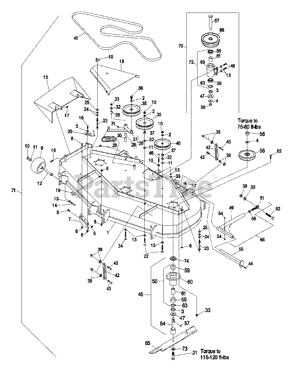 Exmark LZ27LKA604 - Exmark 60" Lazer Z Zero-Turn Mower, 27HP Kawasaki ...