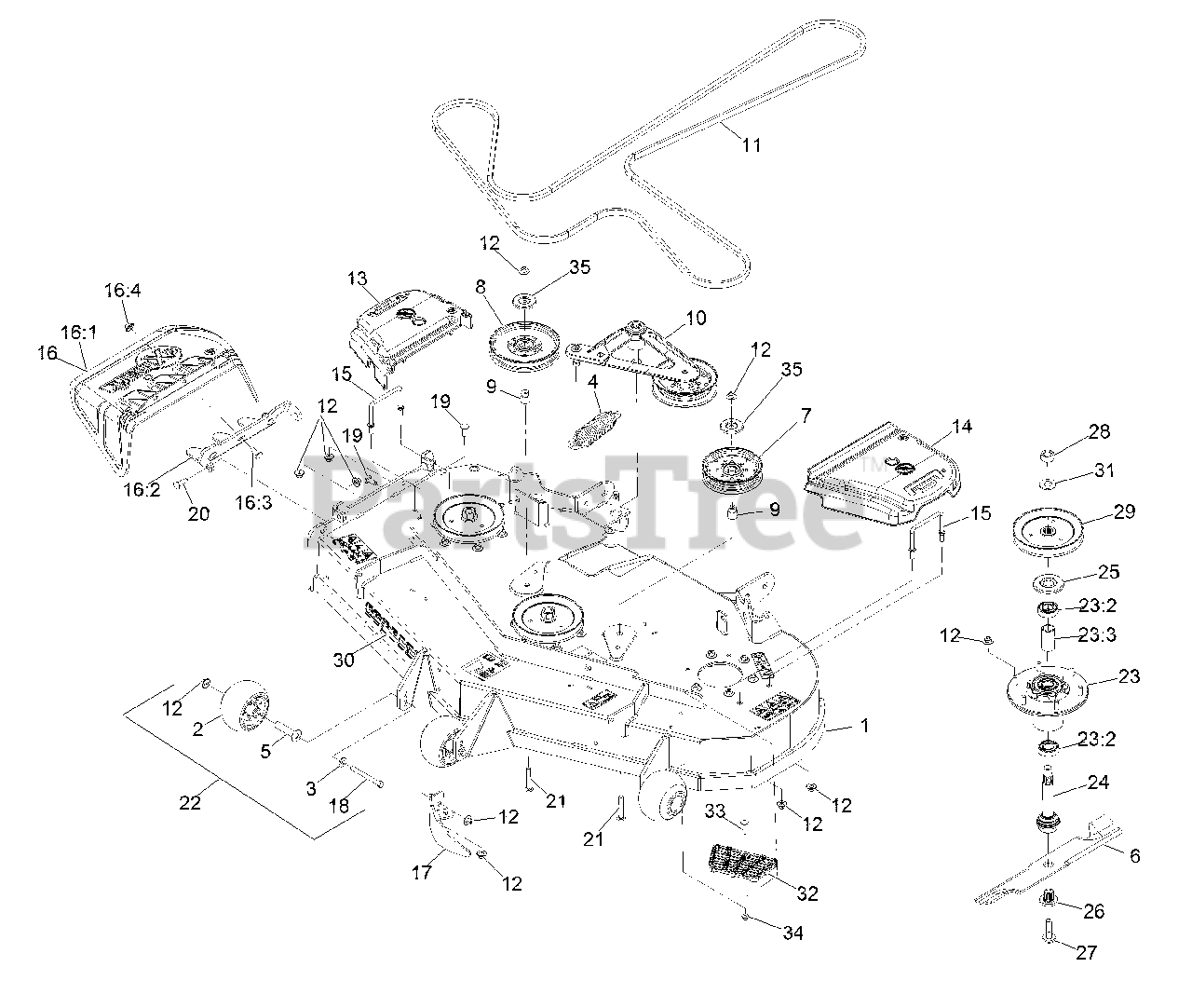Exmark LZE730GKA524C2 - Exmark 52" Lazer Z E-Series Zero-Turn Mower ...