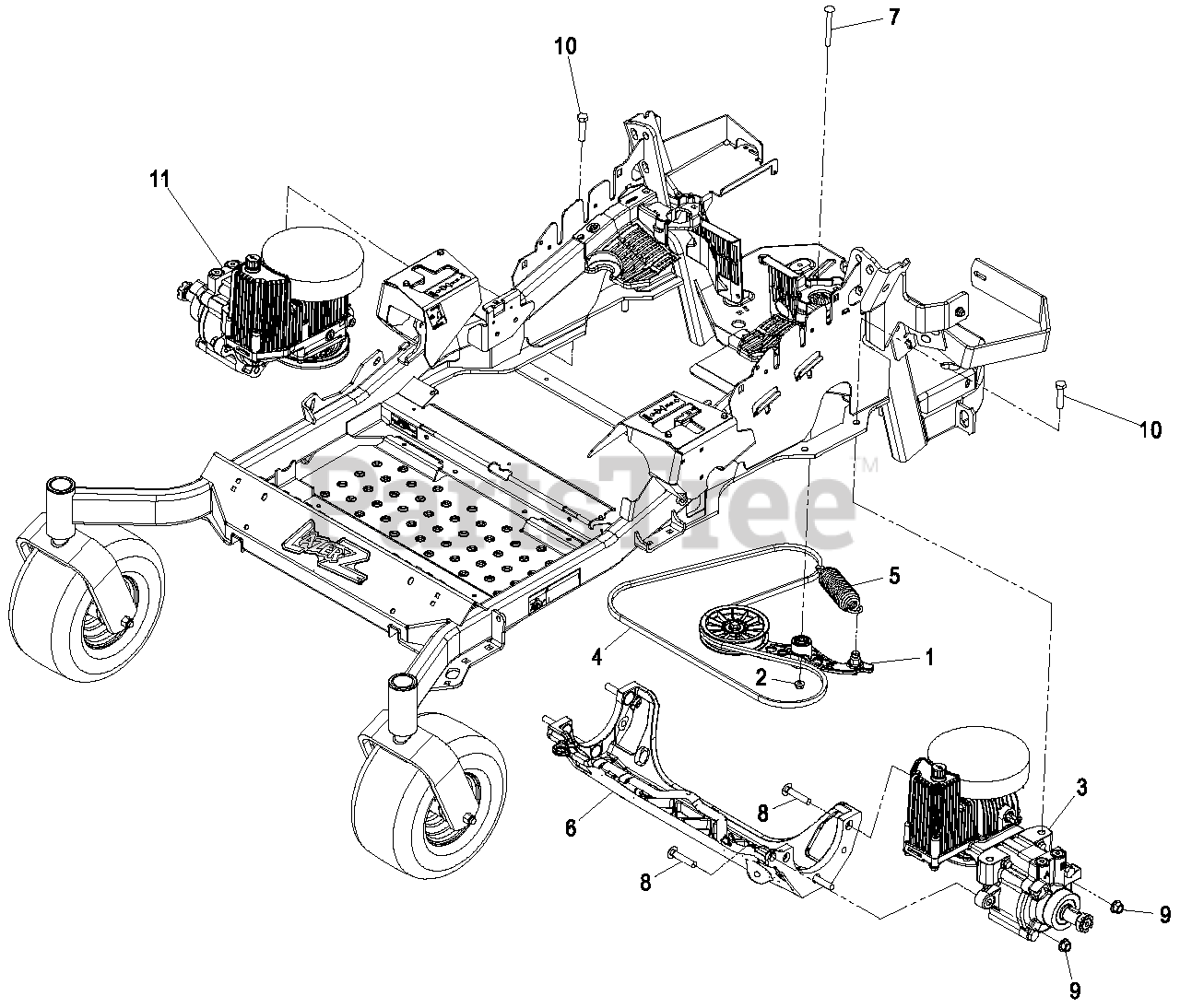 Exmark LZZ34KA726 - Exmark 72" Lazer Z Z-Series Zero-Turn Mower, 34hp ...