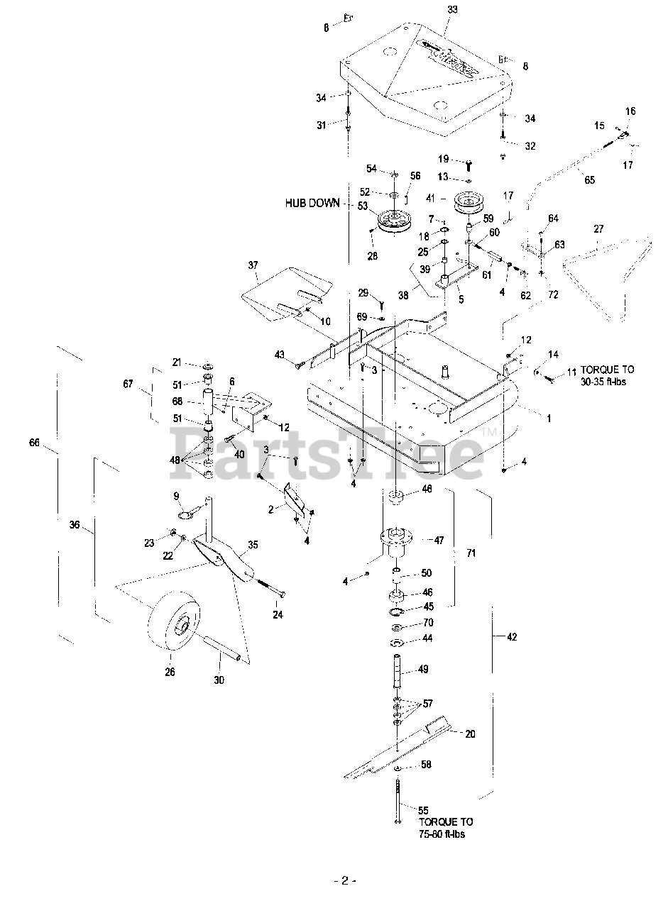 Exmark M3613KC - Exmark 36" Metro Walk-Behind Mower, 13hp Kohler (SN ...