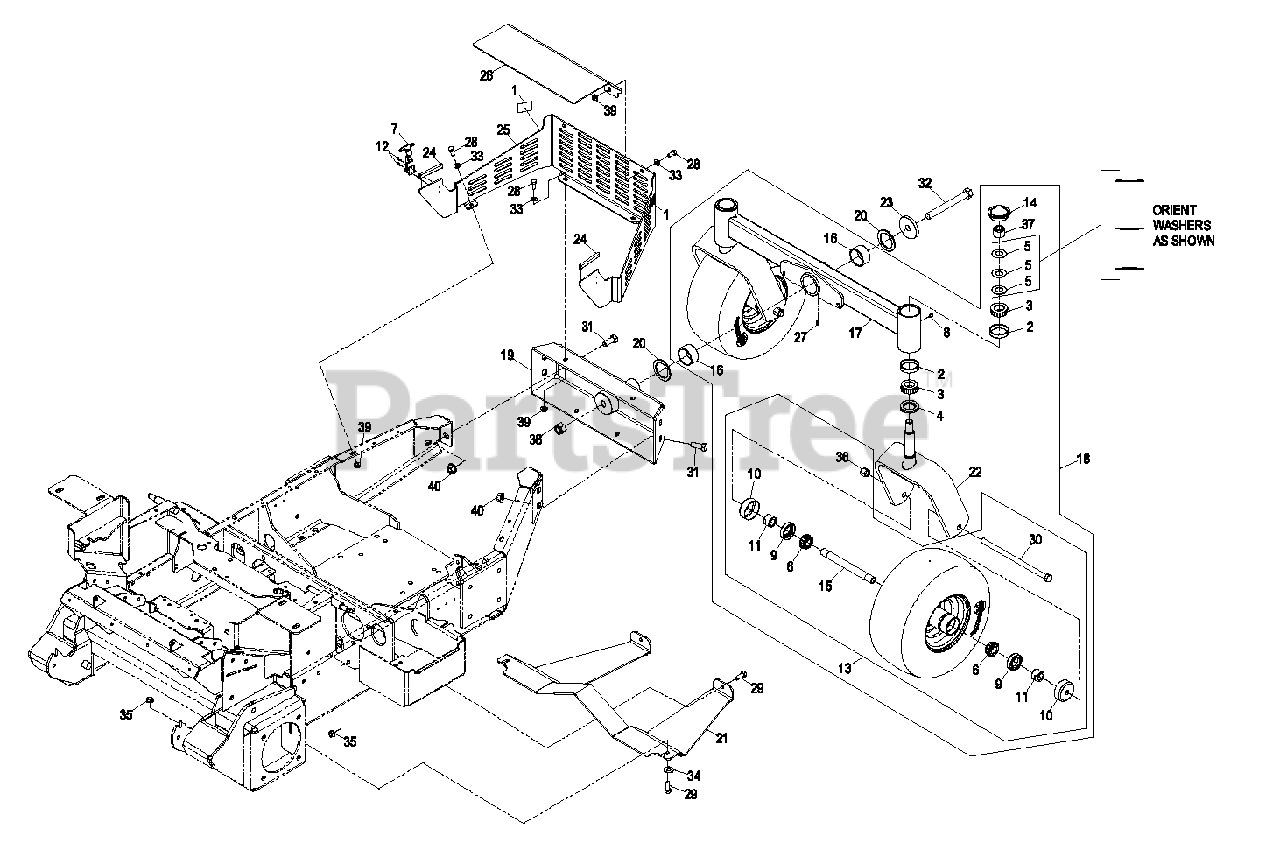 Exmark FR27KC - Exmark Front Runner Front Mount Mower, 27hp Kohler (SN ...
