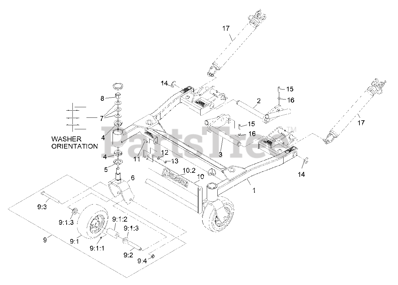 Exmark NV730EKC42 - Exmark 42" Navigator Front Mount Mower, Kohler ...