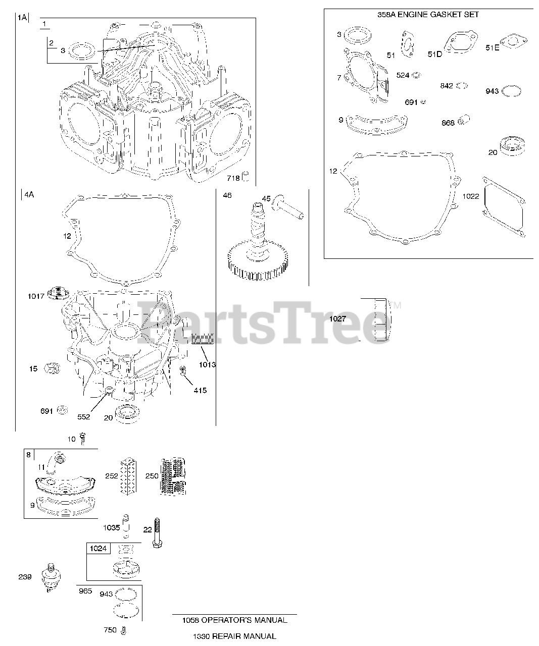 Briggs & Stratton 406577-0139-E1 - Briggs & Stratton Vertical Engine ...