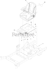 RAE708GEM60300 - Exmark 60" Radius E-Series Zero-Turn Mower, Exmark 708 ...