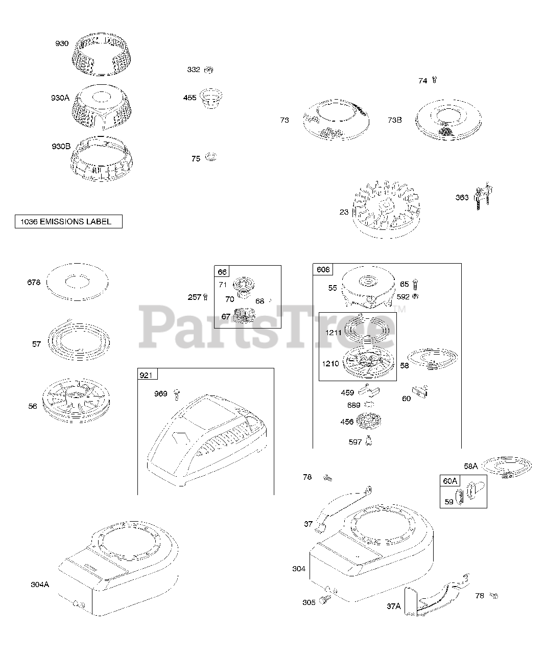Briggs & Stratton 98902-0110-01 - Briggs & Stratton Vertical Engine ...