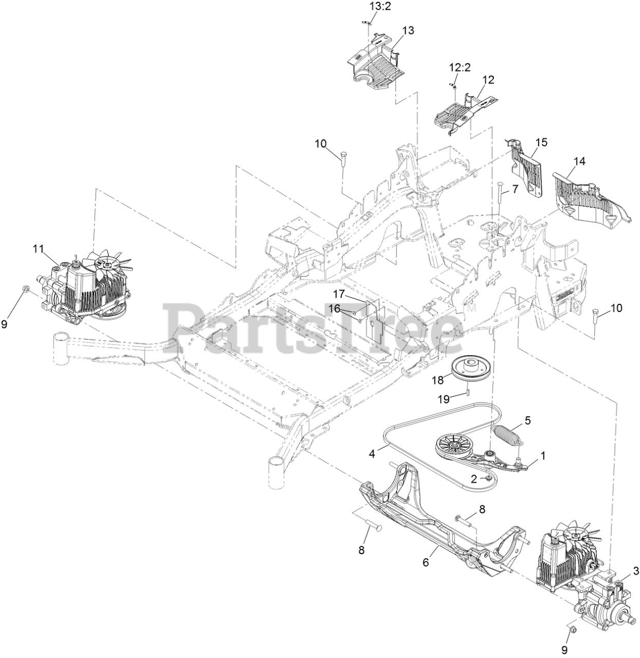 Exmark LZX801GKA60600 - Exmark 60" Lazer Z X-Series Zero-Turn Mower ...