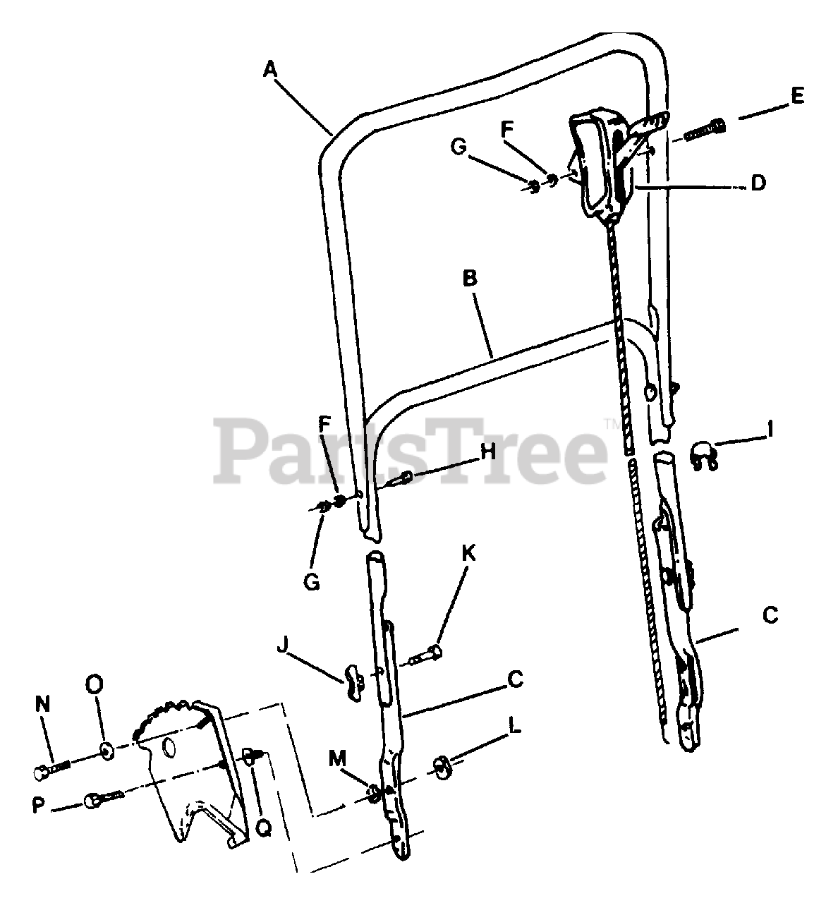 Snapper 21350 (82853) - Snapper 21" Walk-Behind Mower, 3.5hp Handles ...