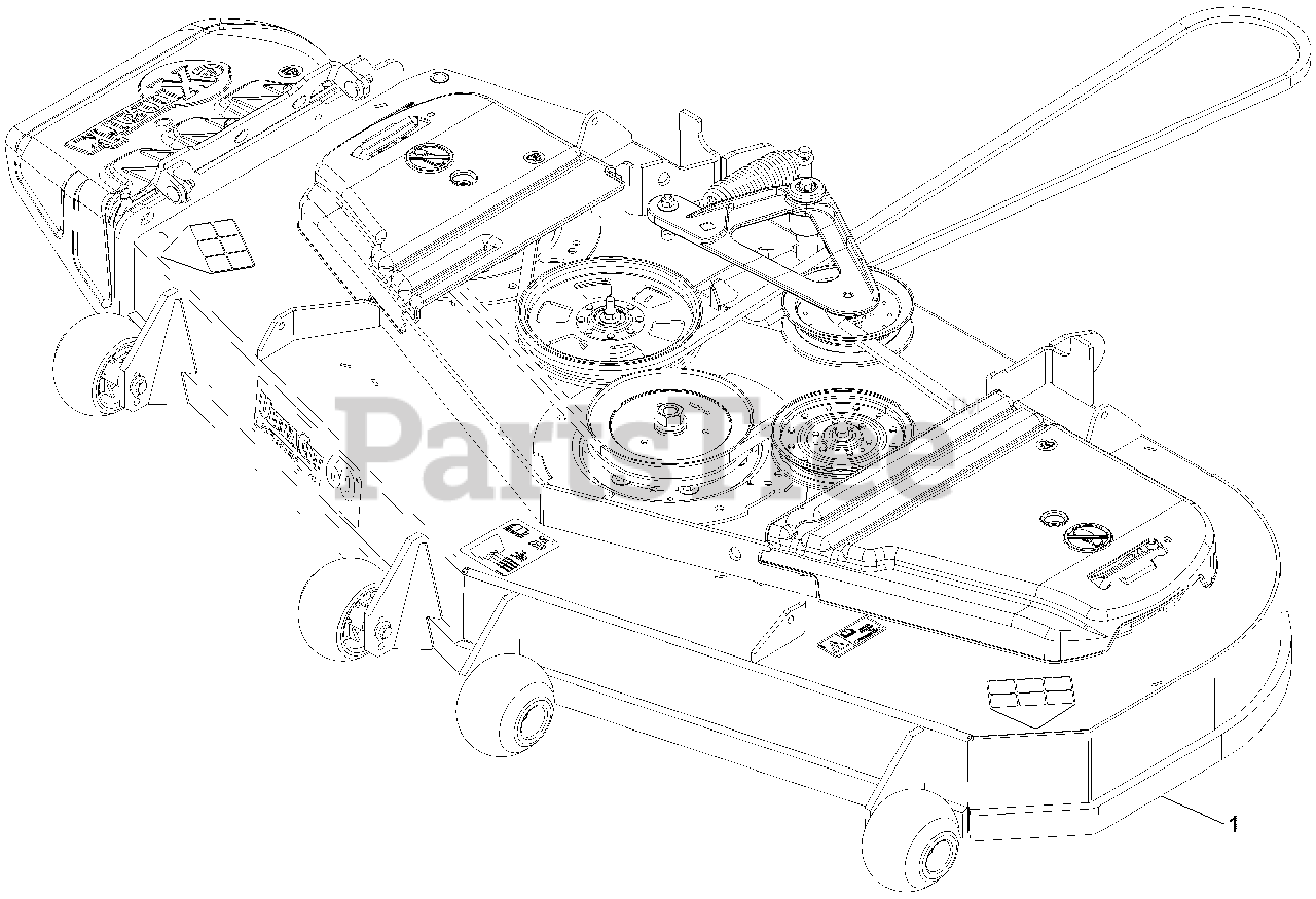 Exmark LZE742GKC604A3 - Exmark 60" Lazer Z E-Series Zero-Turn Mower ...
