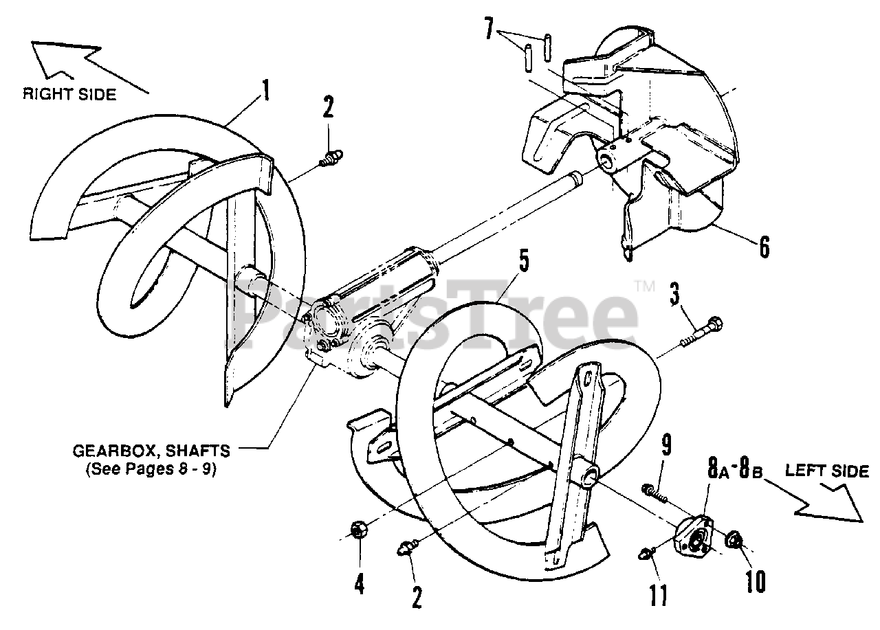 Snapper 8241 (86588) - Snapper 24" Snow Thrower, 8hp Augers, Impeller ...