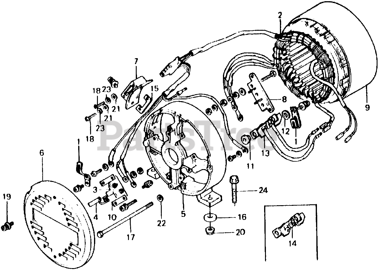 Honda E2500 K4 A (E2500) - Honda Generator, Made in Japan (SN: E2500 ...