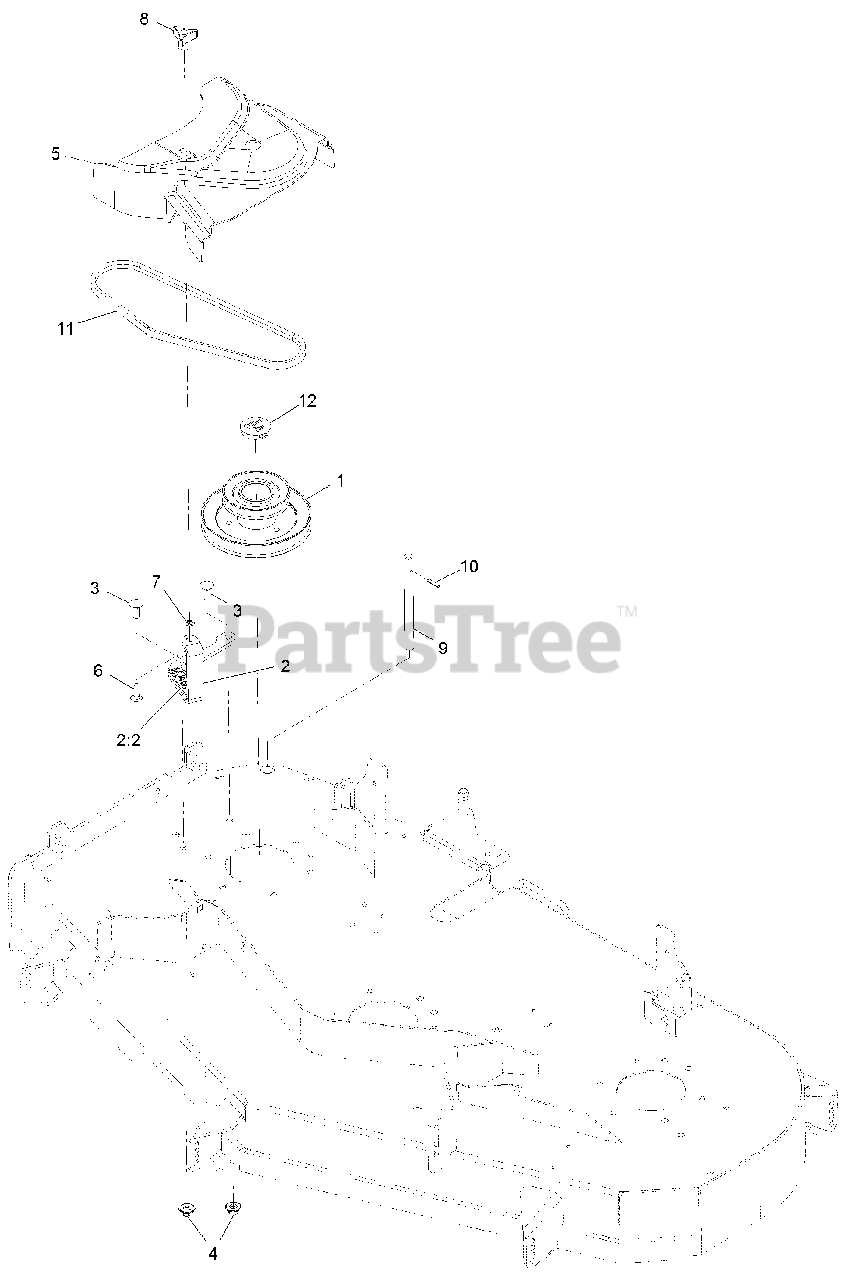 Exmark 135-2604 - Exmark Radius Ultra Vac Bagger (SN: 404314159 ...