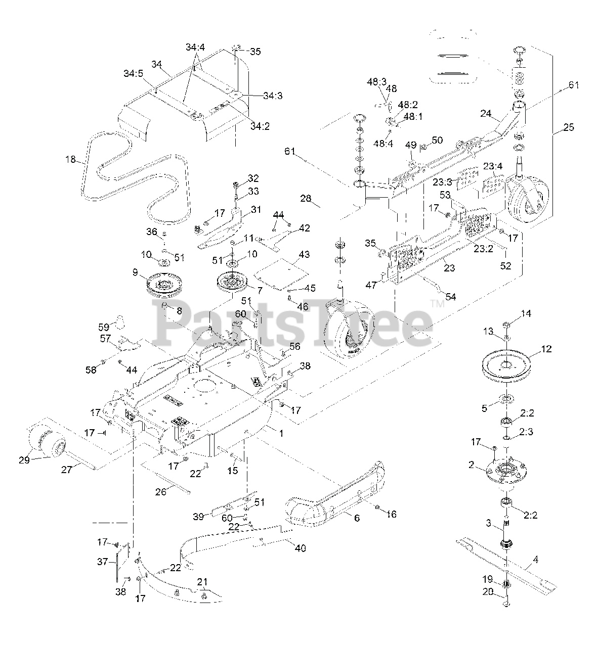 Exmark LZS88CDYM96RW0 - Exmark 96" Lazer Z Diesel Zero-Turn Mower ...
