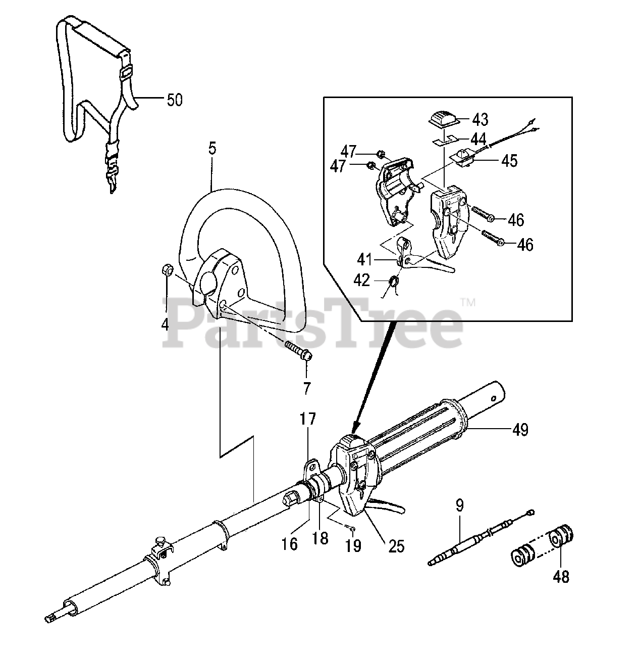 Tanaka TBC-255SFK - Tanaka Smart Fit Multi-Tool Throttle & Front Handle ...