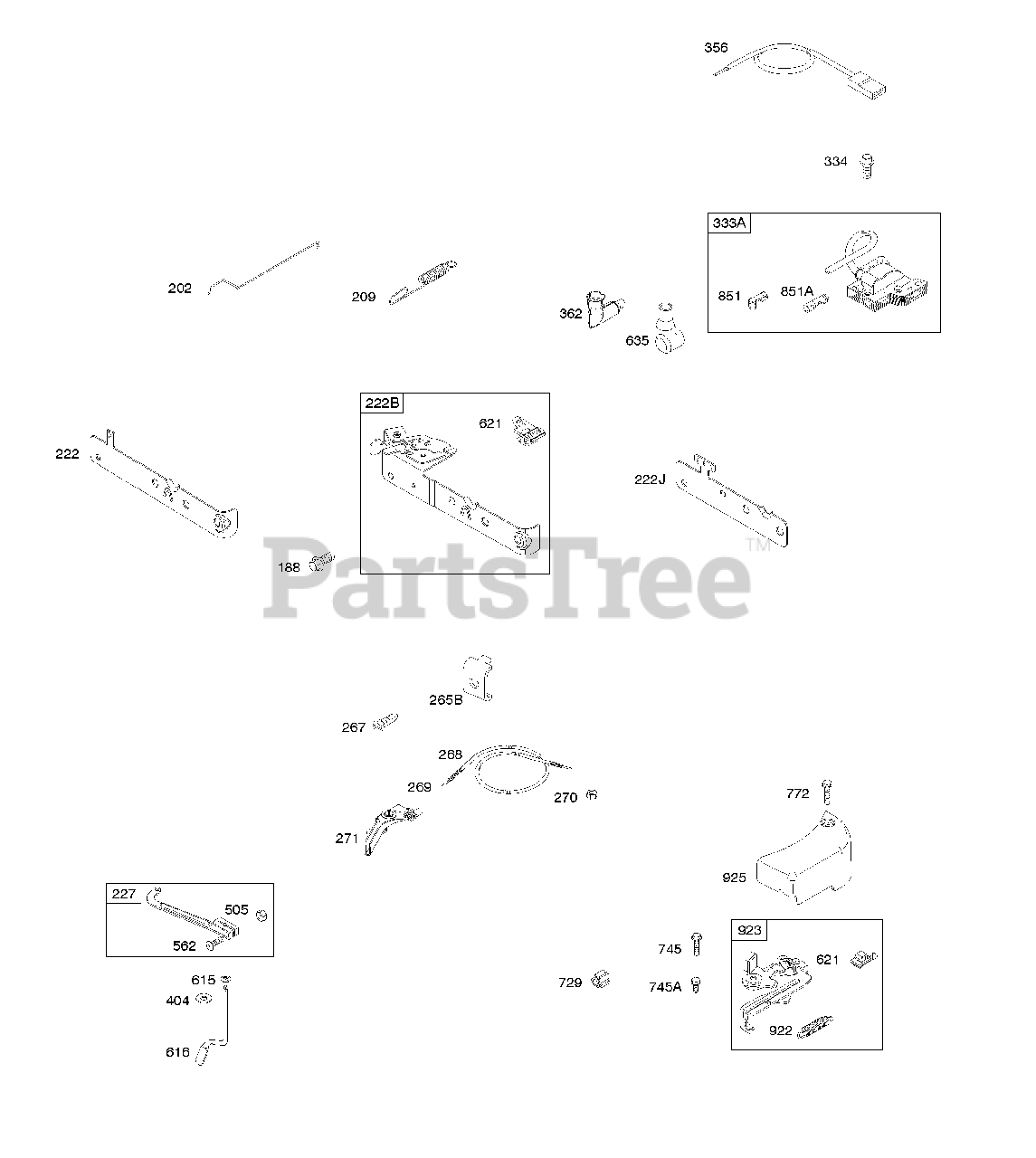 Briggs & Stratton 10L602-1621-F1 - Briggs & Stratton Vertical Engine ...