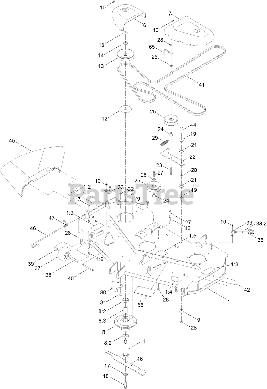 Toro 75212 - Toro 54" TimeCutter HD MyRide Zero-Turn Mower (SN ...