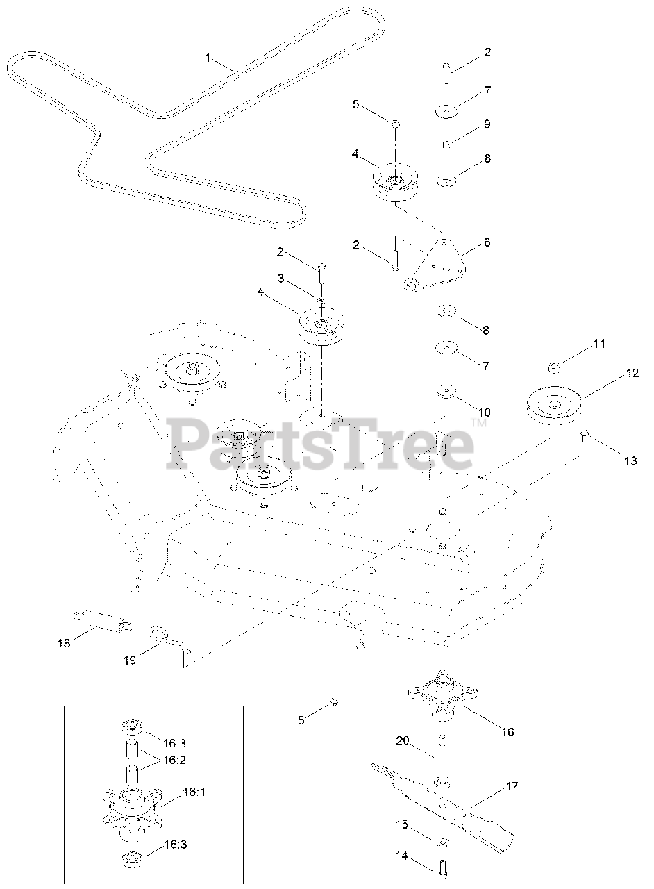 Exmark QTS725GKC50200 - Exmark 50" Quest S-Series Zero-Turn Mower ...