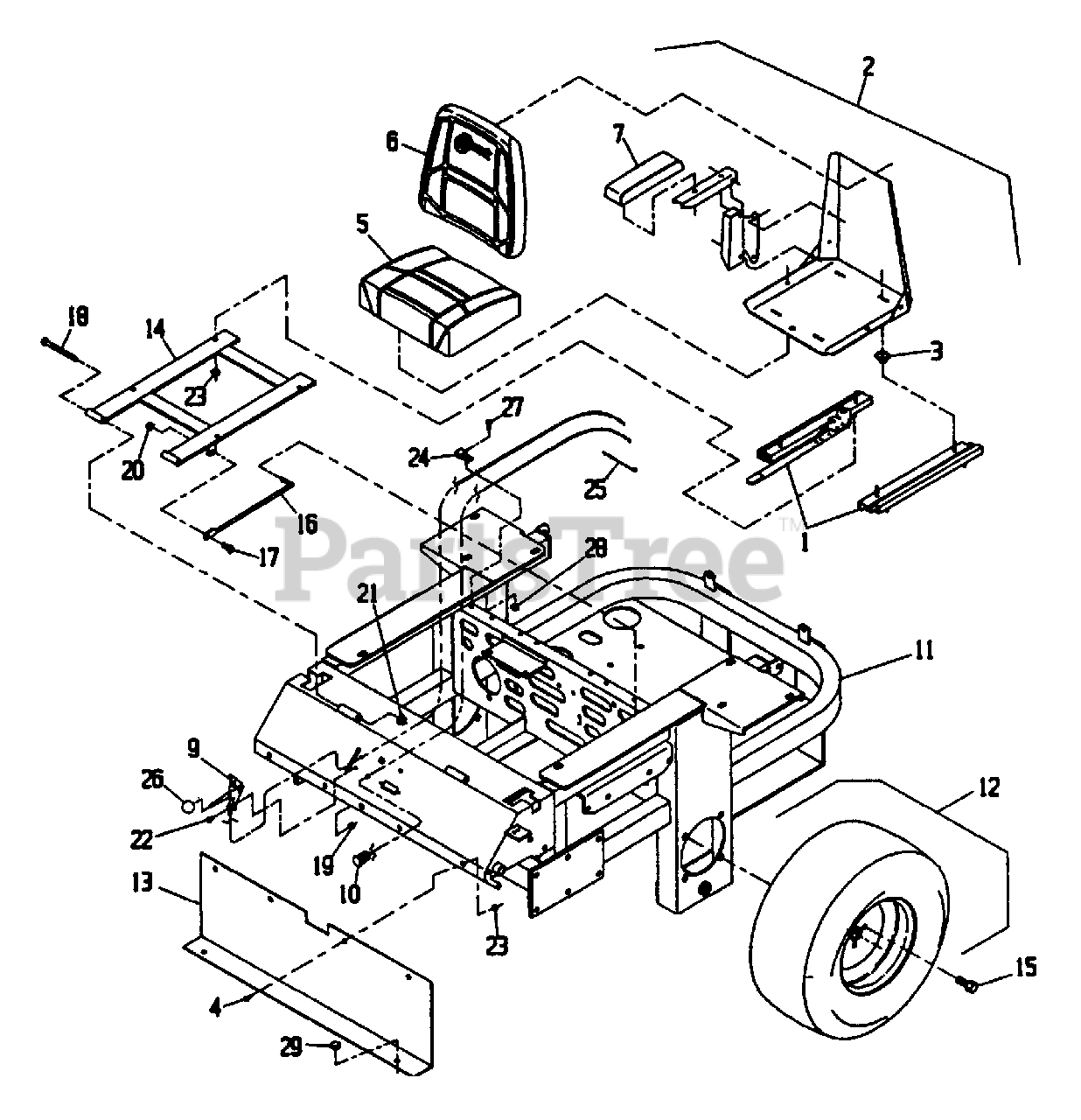Exmark LZ25KC603 - Exmark 60" Lazer Z Zero-Turn Mower, 25hp Kohler (SN ...