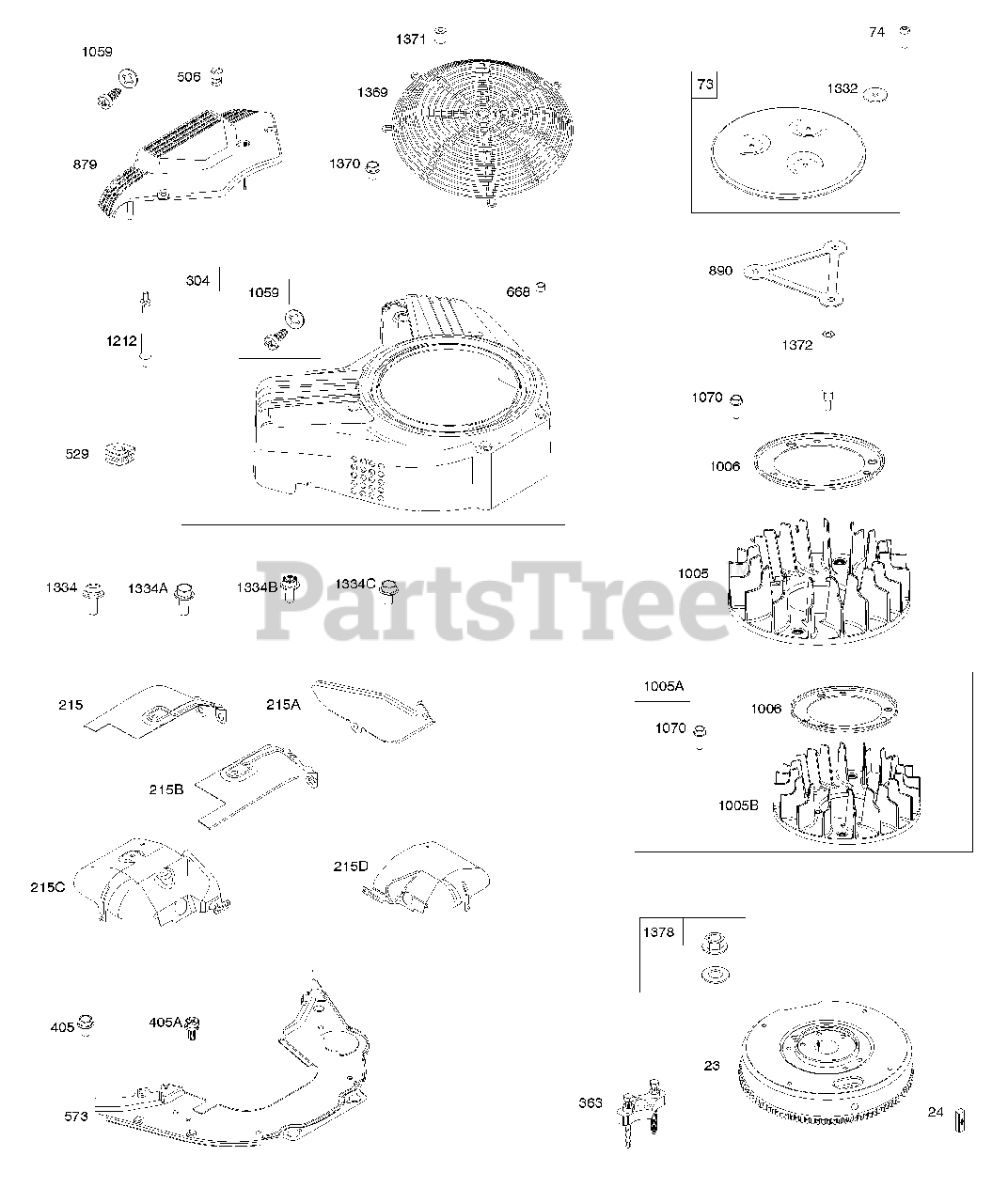 Briggs & Stratton 613777-0001-J1 - Briggs & Stratton Vertical Engine ...
