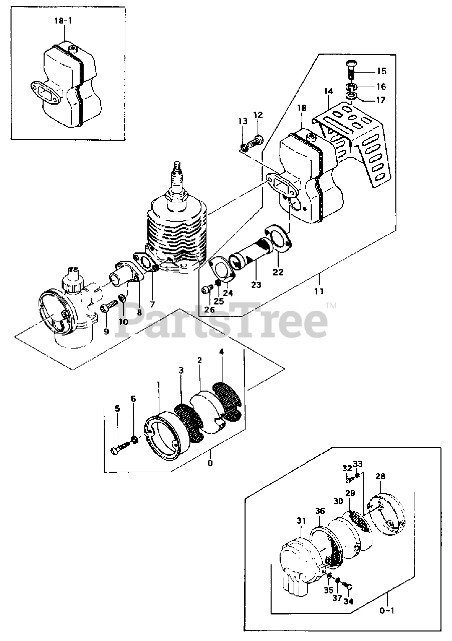 Tanaka QCP-121 - Tanaka Centrifugal Pump Air Cleaner & Muffler Parts ...