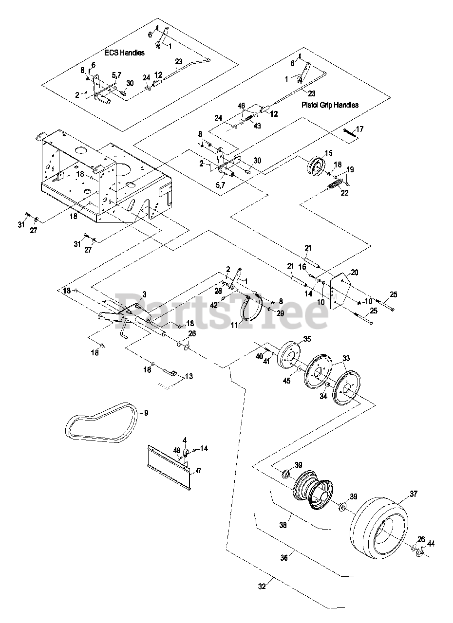 Exmark M3613KAC - Exmark 36" Metro Walk-Behind Mower, 13hp Kawasaki (SN ...